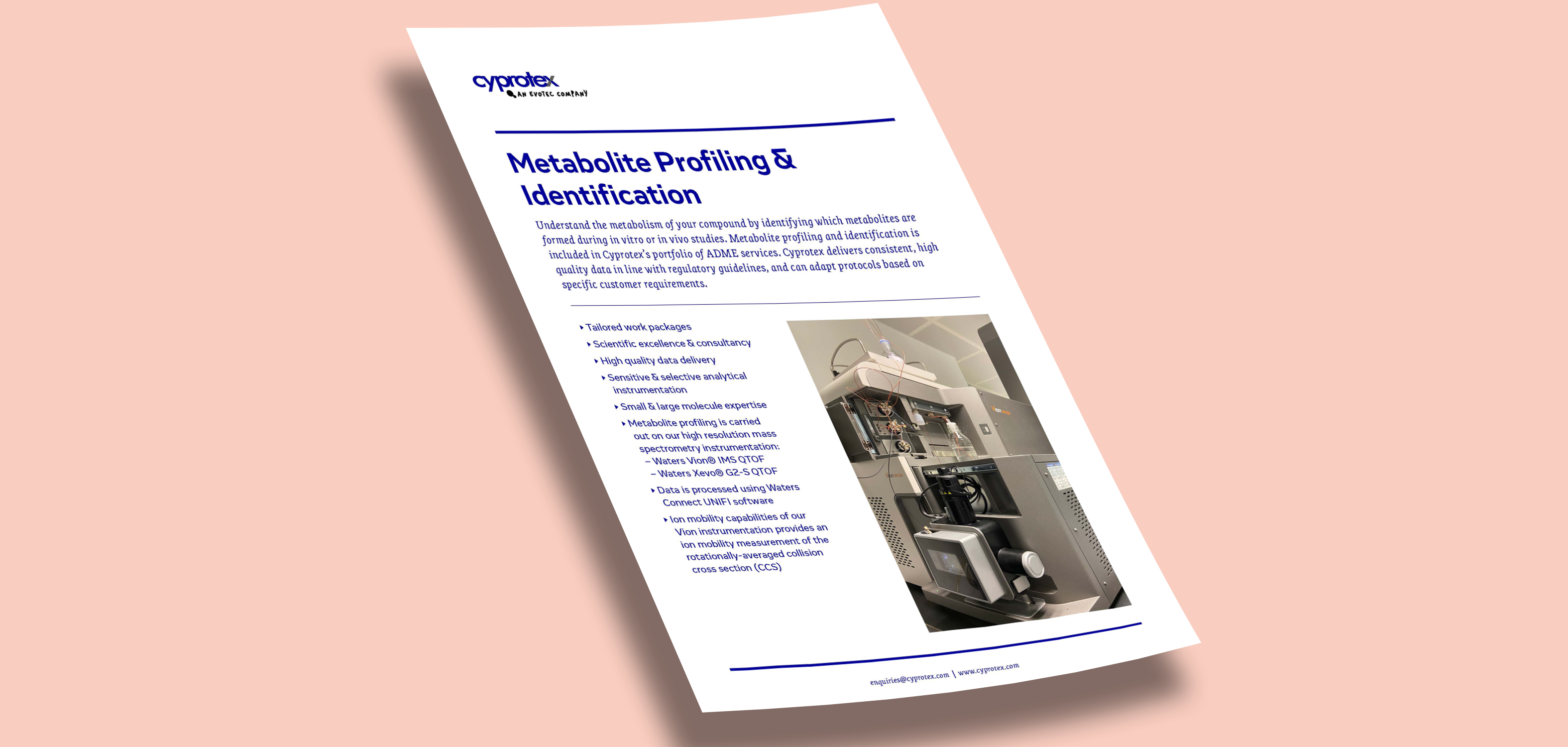 Metabolite Profiling And Identification Fact Sheet